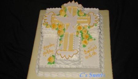 Baptism Cross - CakeCentral.com