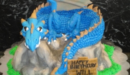 3D Dragon Cake - CakeCentral.com