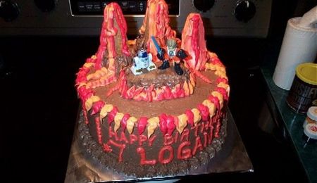 Star Wars Volcano Cake - CakeCentral.com
