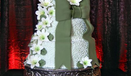 Cornelius Lace Wedding Cake - CakeCentral.com
