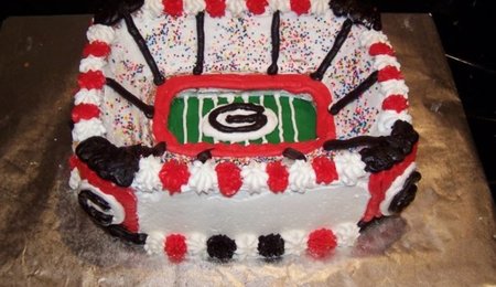 Eagles Football Stadium Cake - CakeCentral.com