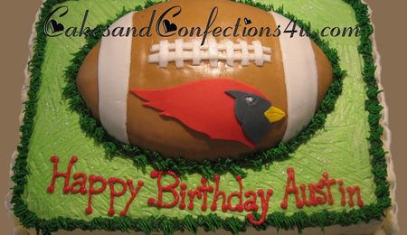 Cardinal On Branch - CakeCentral.com