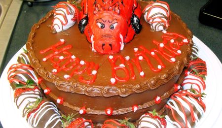 Arkansas Razorbacks Cake - CakeCentral.com