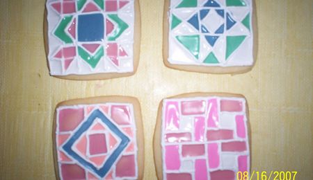 Fall Quilt Cookies 2 - CakeCentral.com