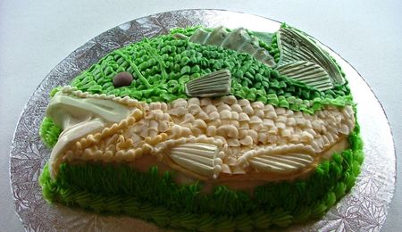 Fishing Groom's Cake - CakeCentral.com