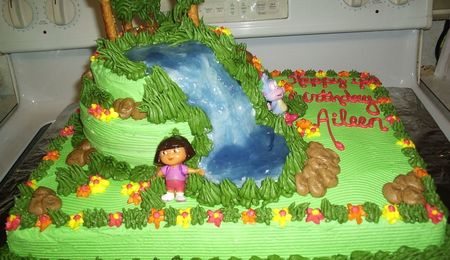 Dora The Explorer Cake - CakeCentral.com