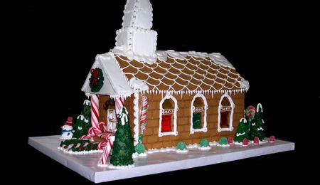 Gingerbread Church - CakeCentral.com