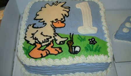 Dalmation Cake For Girl's 1St Birthday - CakeCentral.com