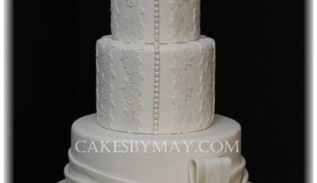 Lace Wedding Cake - CakeCentral.com