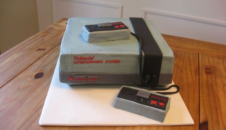Nintendo Controller Groom's Cake - CakeCentral.com
