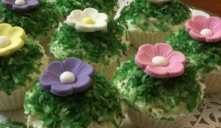 Spring Flower Cupcakes - CakeCentral.com