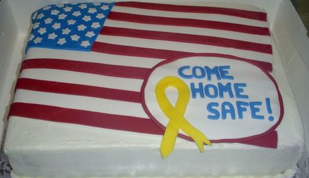 Rebel Flag Cake - CakeCentral.com