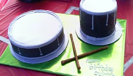 Drum Set Cake - CakeCentral.com