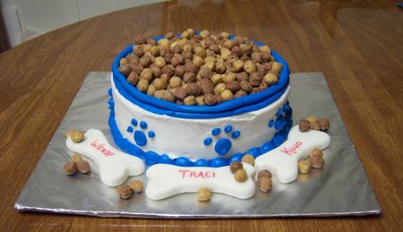 Dog Paw Print Cake - CakeCentral.com