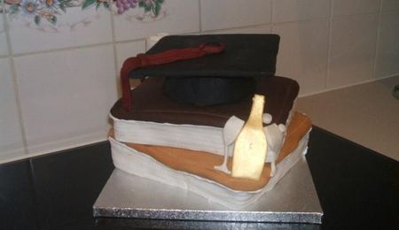 Phd Graduation Cake - CakeCentral.com