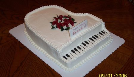 Piano Key Cake - CakeCentral.com