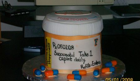 Pharmacist Graduation Cake - CakeCentral.com