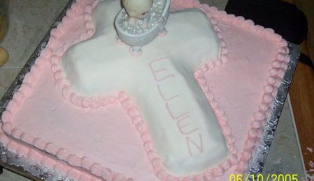 Pink Cross - CakeCentral.com