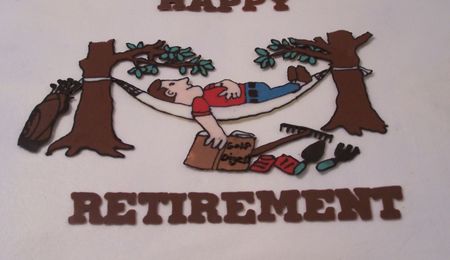 Golf Themed Retirement Cake - CakeCentral.com