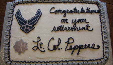Air Force Retirement Cake - CakeCentral.com