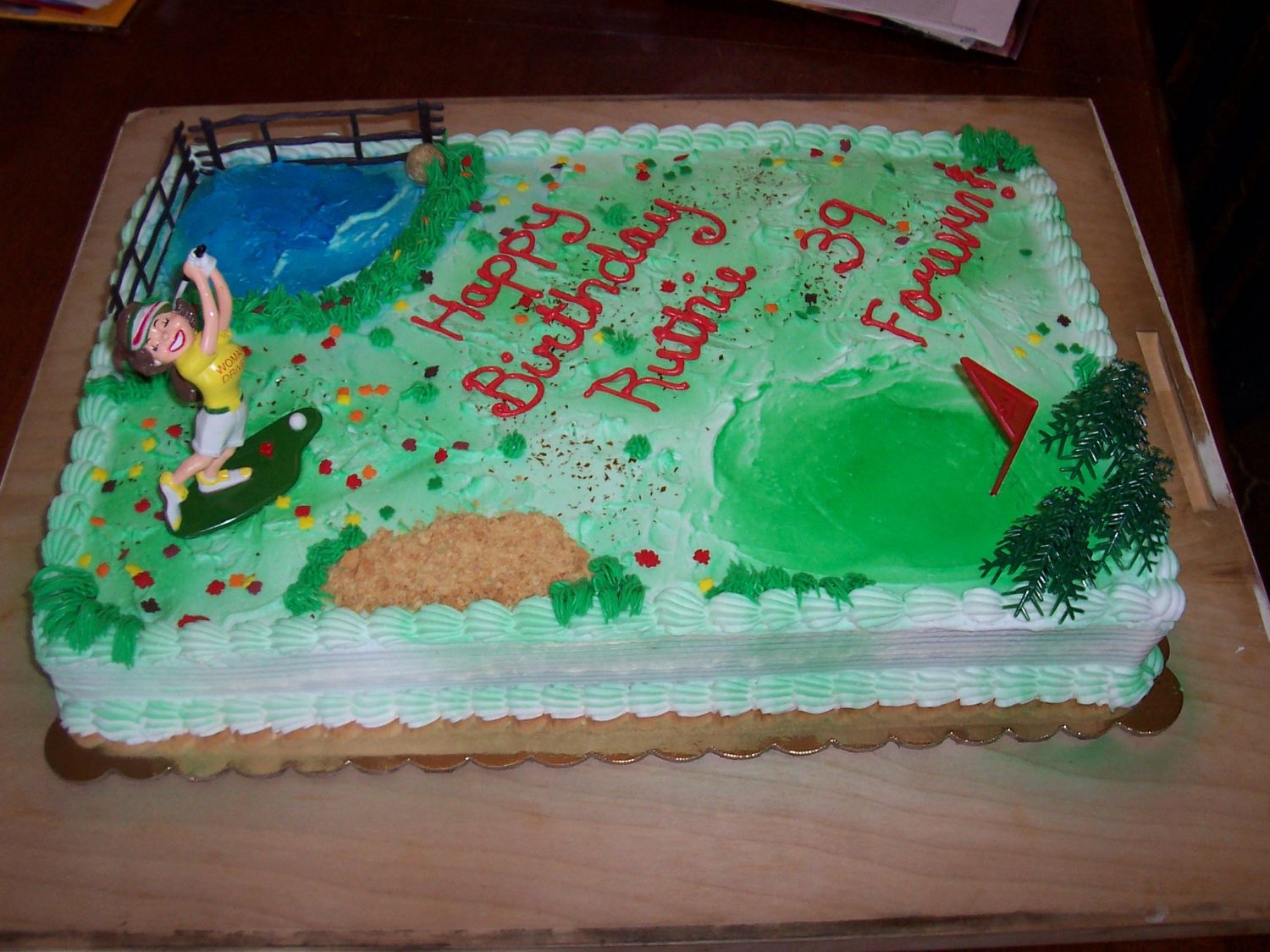 Disc Golf Basket - CakeCentral.com