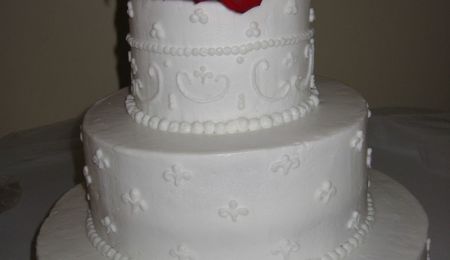 Black And White Wedding - CakeCentral.com