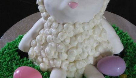Easter Lamb Cake - CakeCentral.com