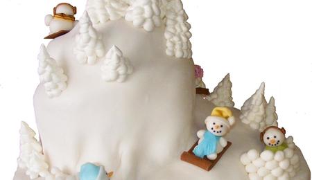 Husky Dog Sledding Cake - CakeCentral.com