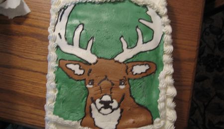 Deer Head Cake. - CakeCentral.com