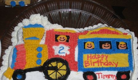 3D Train Cake - CakeCentral.com