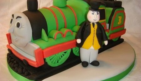 Chuggington Train Cake Old Puffer Pete Steam Engine - CakeCentral.com