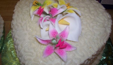 Cornelli Lace Heart - CakeCentral.com