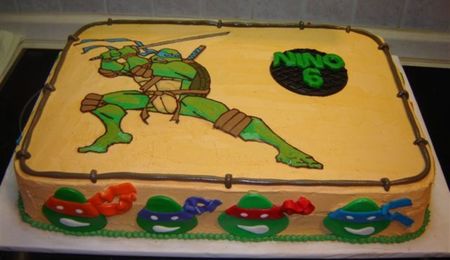 Simple Tmnt Cake - CakeCentral.com