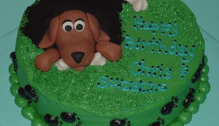 Dog Paw Print Cake - CakeCentral.com
