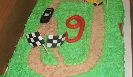 Dirt Track Racing Cake - CakeCentral.com