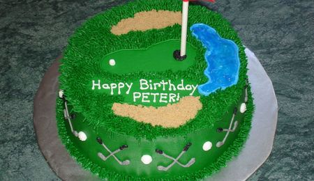 Golf Sheet Cake - CakeCentral.com