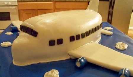 Airbus A380 Cake For My Son's 3Rd Bd. - CakeCentral.com