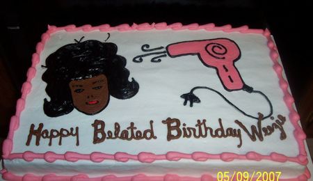 Hair Dresser Birthday Cake - CakeCentral.com