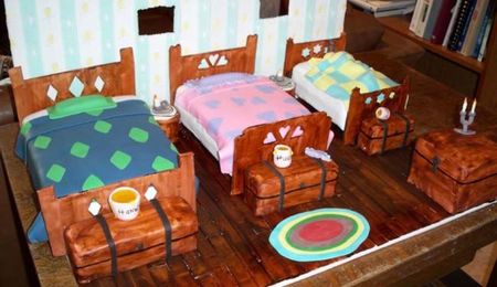 Goldilocks And The Three Bears Birthday Cake - CakeCentral.com