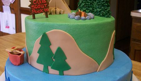Cub Scout Crossing Over Ceremony Cake - CakeCentral.com