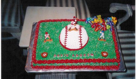 Cincinnati Reds Baseball Birthday Cake - CakeCentral.com