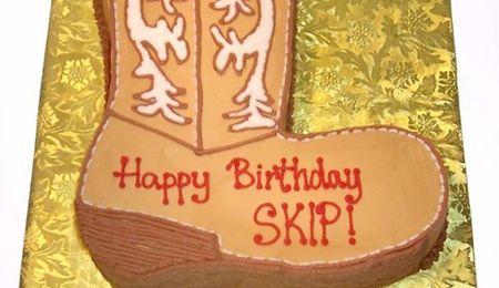 Cowboy Boot Cake - CakeCentral.com