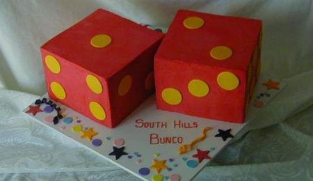 Bunco Party Cake - CakeCentral.com