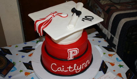 Jessica's Graduation Cake - CakeCentral.com