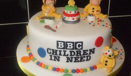 Pudsey Bear Cake - CakeCentral.com
