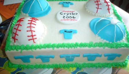 Cincinnati Reds Baseball Birthday Cake - CakeCentral.com