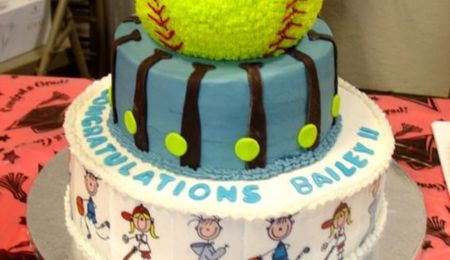 Girls All-Star Softball Cake - CakeCentral.com