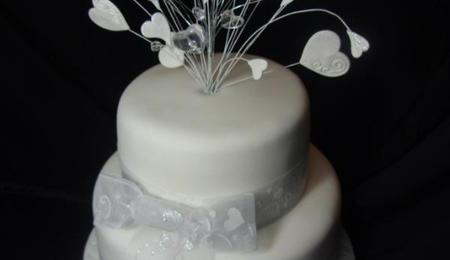 Heart Anniversary Cake - CakeCentral.com