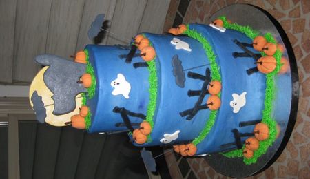 Haunted Pumpkin Patch - CakeCentral.com