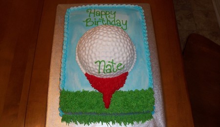 Golf Sheet Cake - CakeCentral.com
